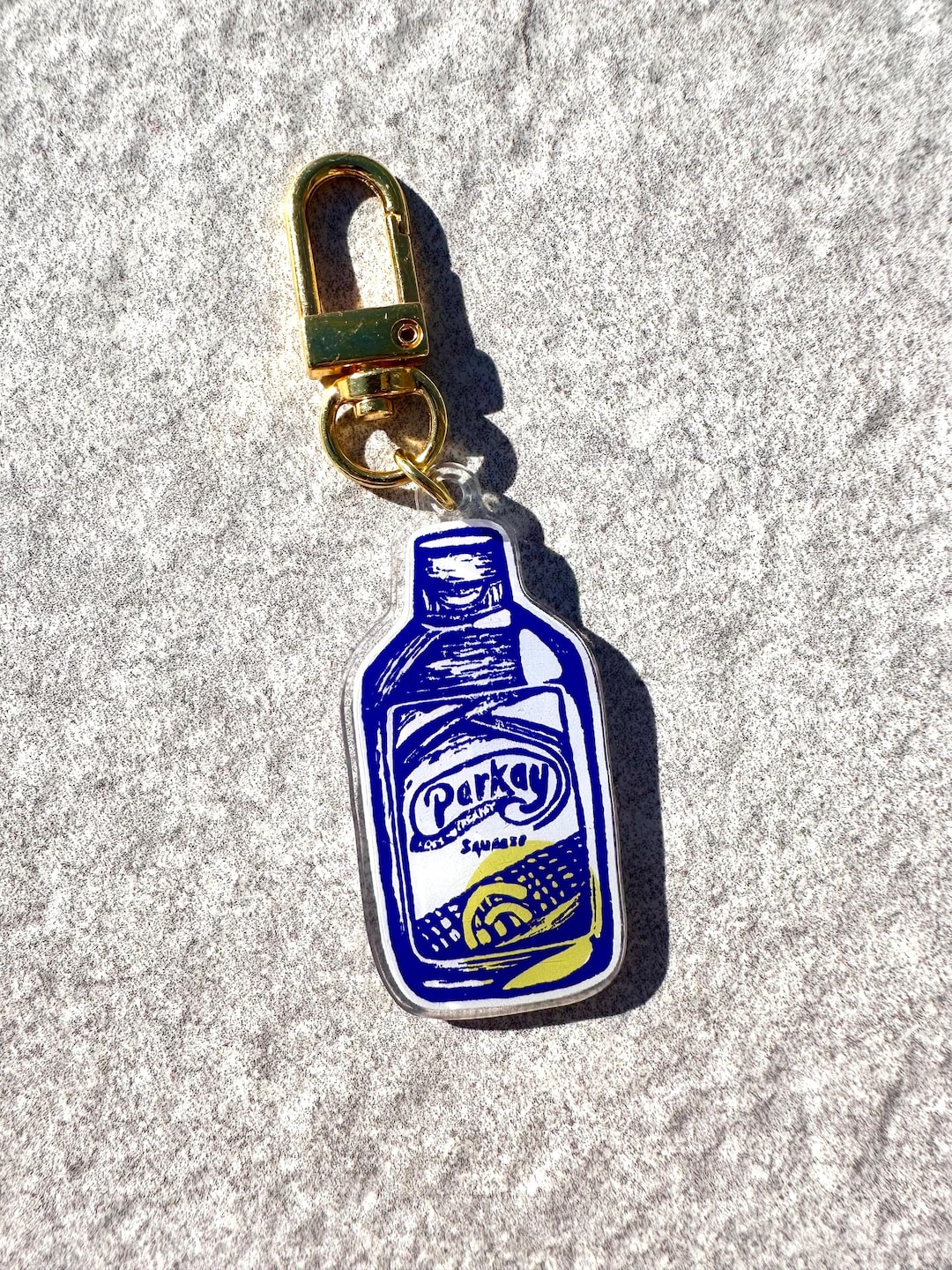 Parkay Butter Keychain: Hand Carved Block Print Art Accessory - Etsy