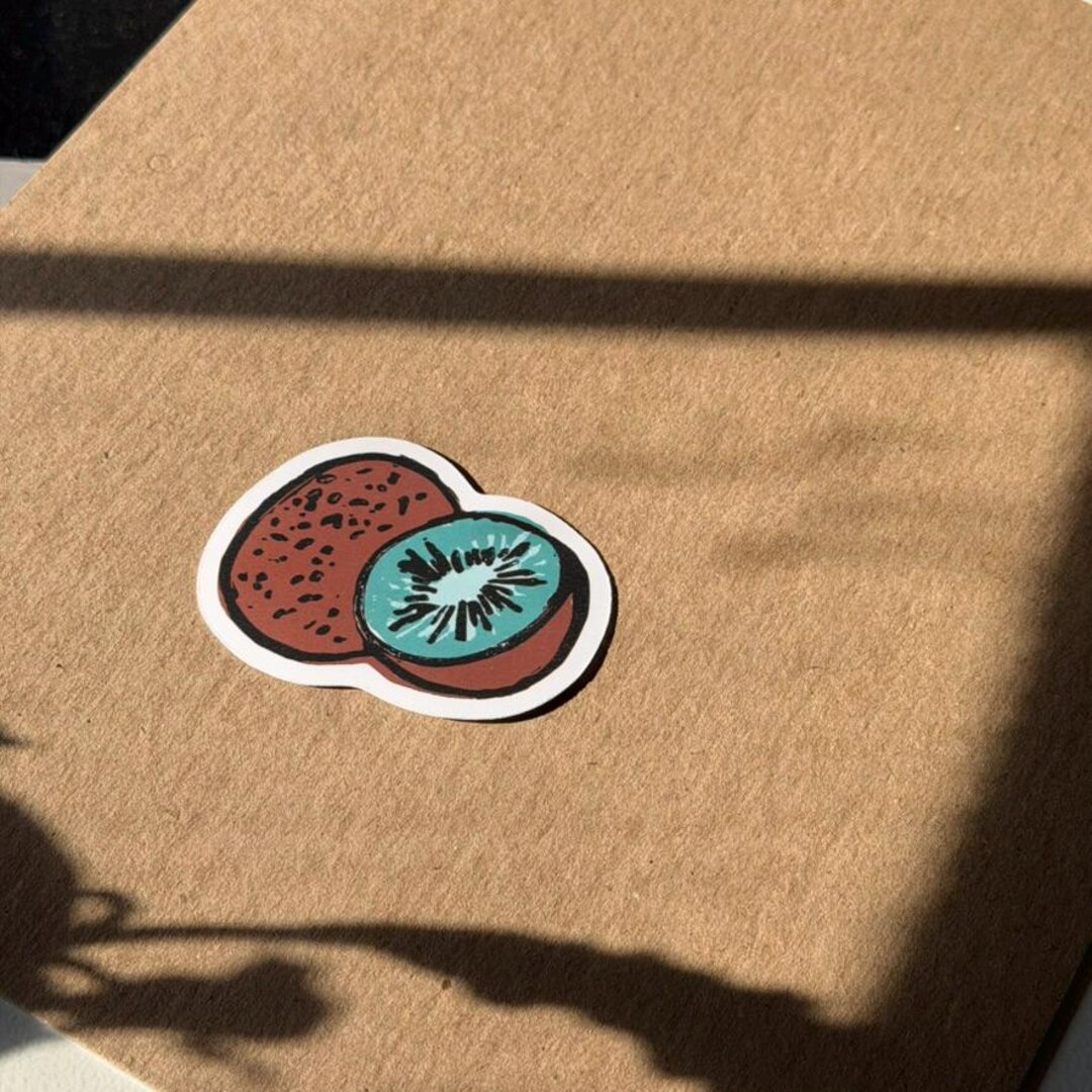 Kiwi Sticker, Cute Kiwi Art Decal - Etsy