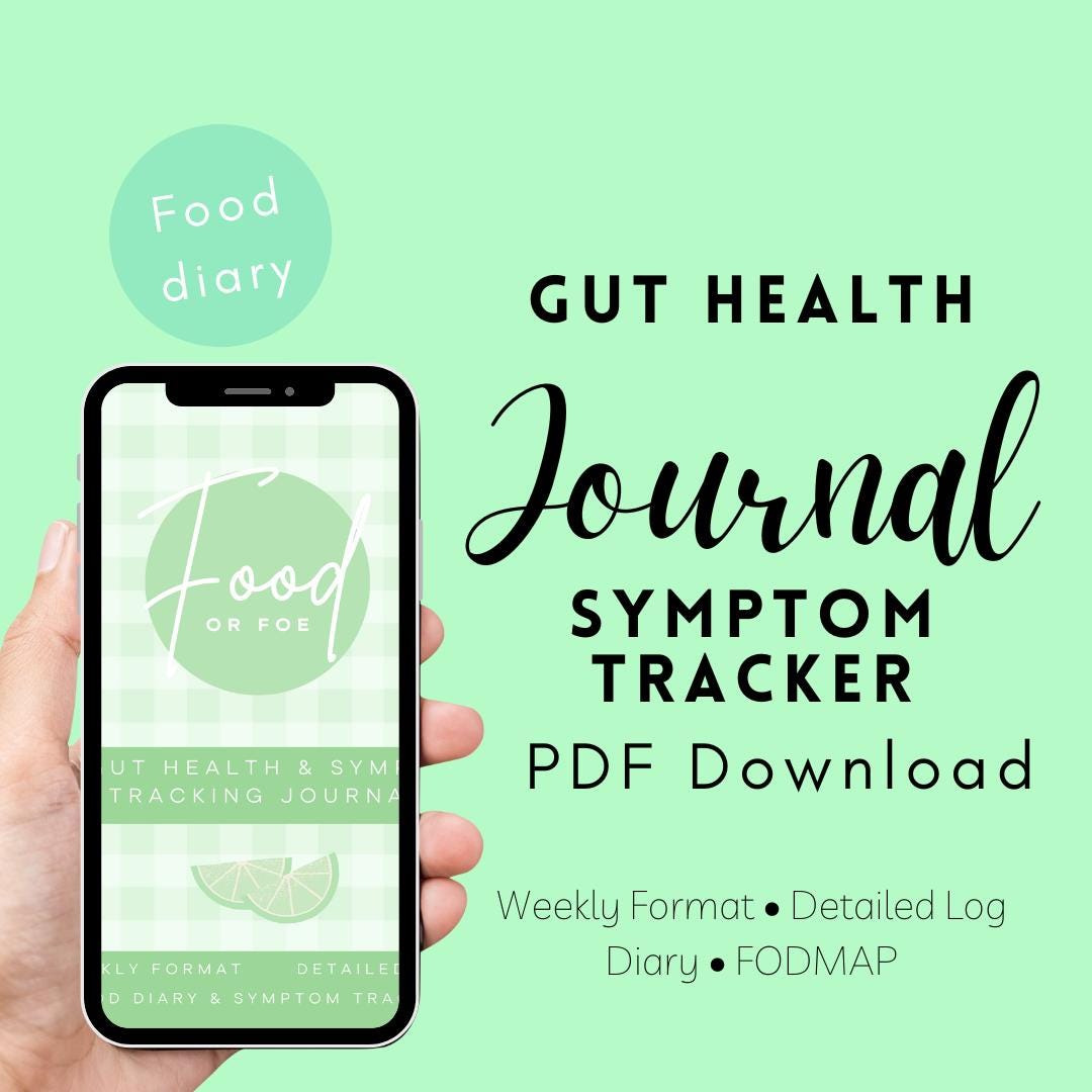 IBS Symptom Tracker | FODMAP Food Journal | Gut Health Diary ...