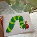The Very Hungry Caterpillar Card 5x7 Inches - Etsy