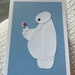 Baymax Big Hero 6 Card 5x7 Inches - Etsy
