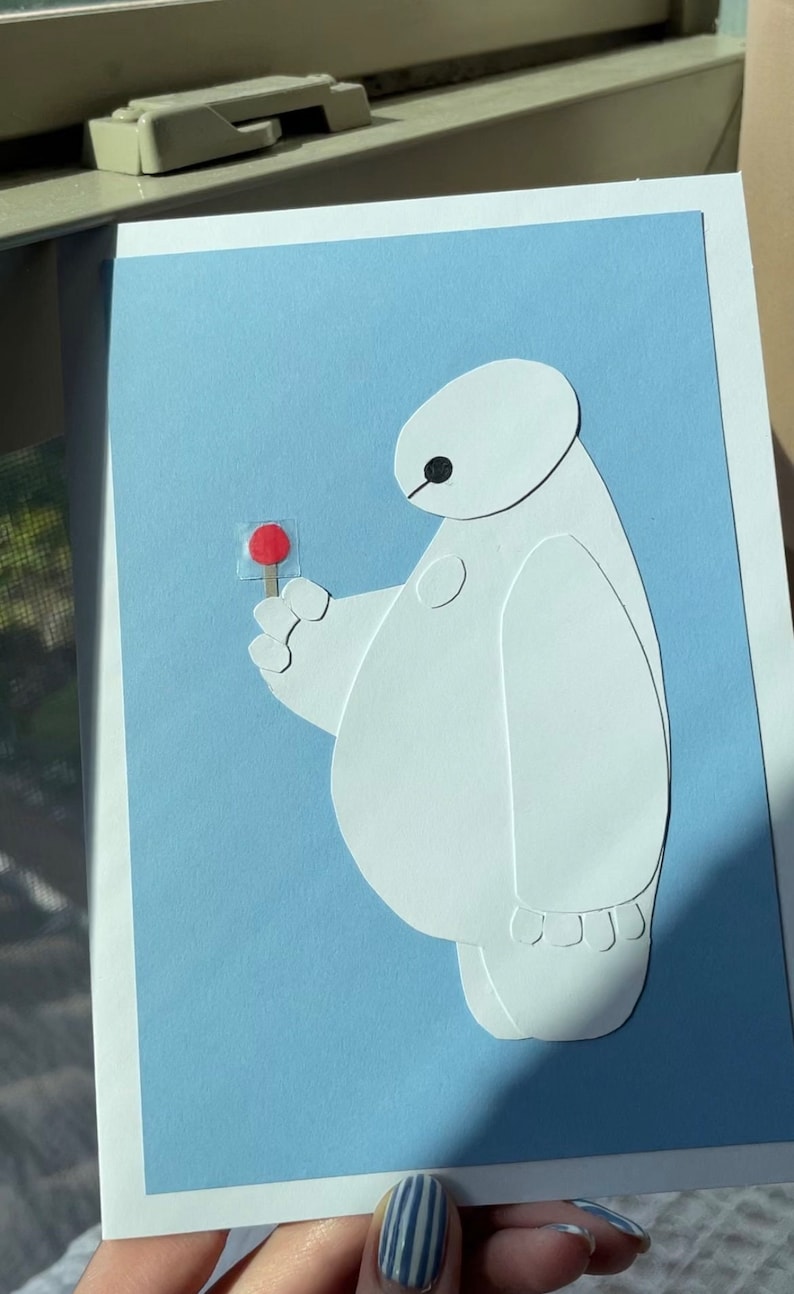 Baymax Big Hero 6 Card 5x7 Inches - Etsy