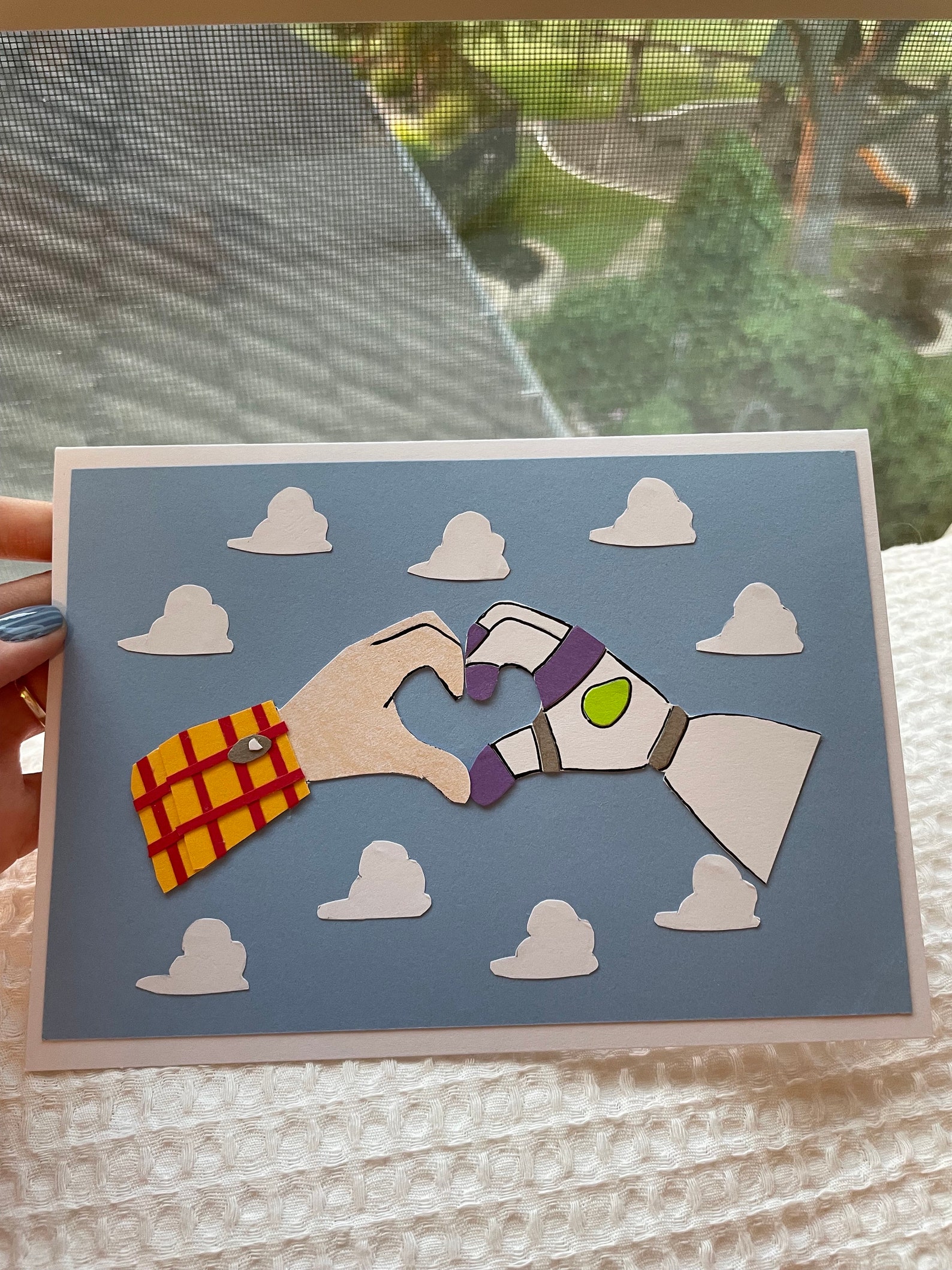 Toy Story Woody & Buzz Card 5x7 Inches - Etsy