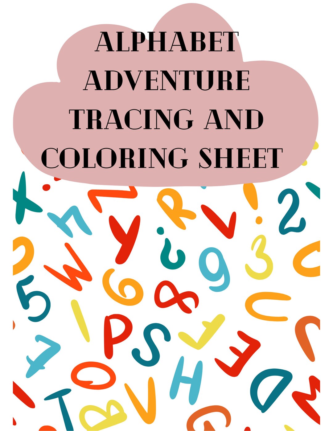 Alphabet Adventures: Tracing Pages for Letters and Words - Etsy