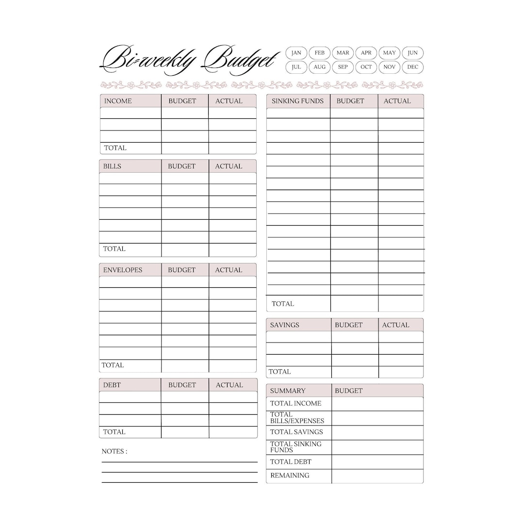 Digital Cash Planning Bundle: Budget Breakdown, Sinking Funds, Cash ...