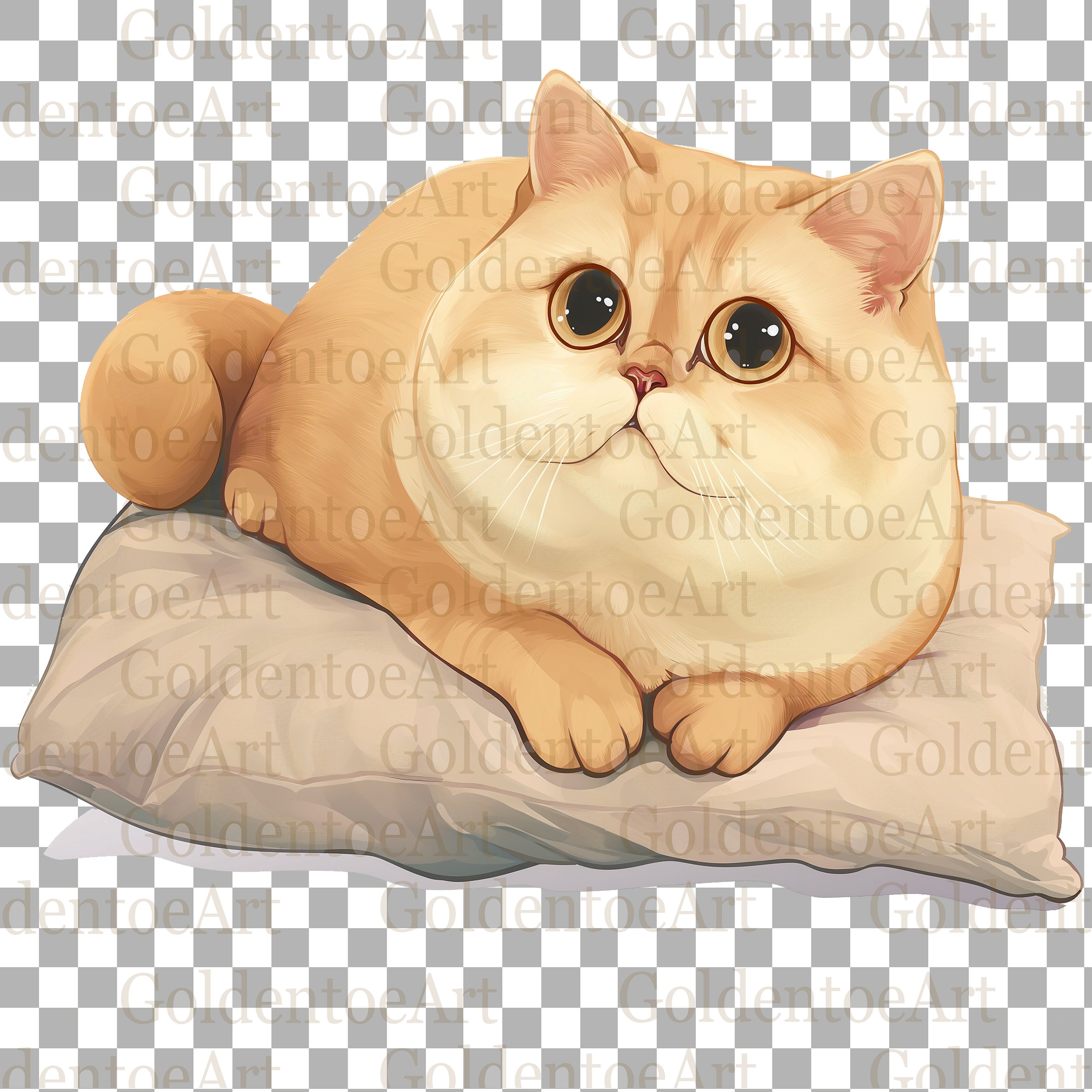 Cute, Funny & Quirky Cat PNG Clipart Bundle 21x 350DPI Images ...
