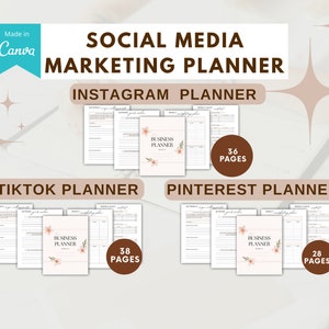 Social Media Marketing - Planner - Etsy