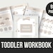 Toddler Workbook - 92 Pages - Etsy