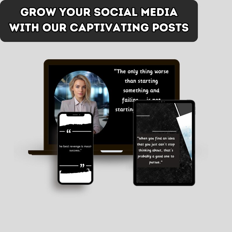 Success Mindset Canva Templates - Etsy