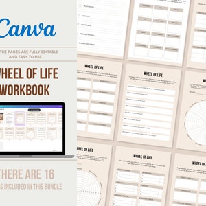 Wheel of Life Workbook - 16 Pages - Etsy