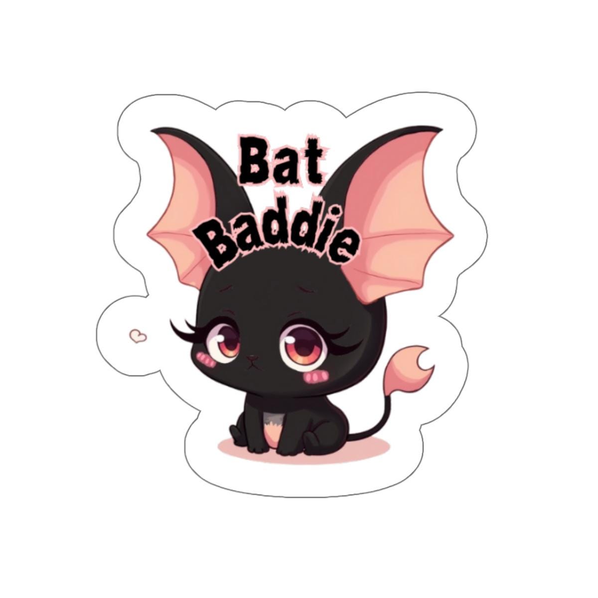 Baddie Bat Sticker Bat Stickers Chibi Stickers Kawaii Bat Stickers Bat ...