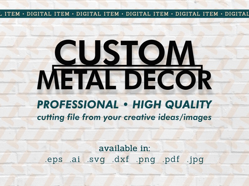 Custom Metal Art Decor Sign, Metal Personalized Sign, Metal Words ...