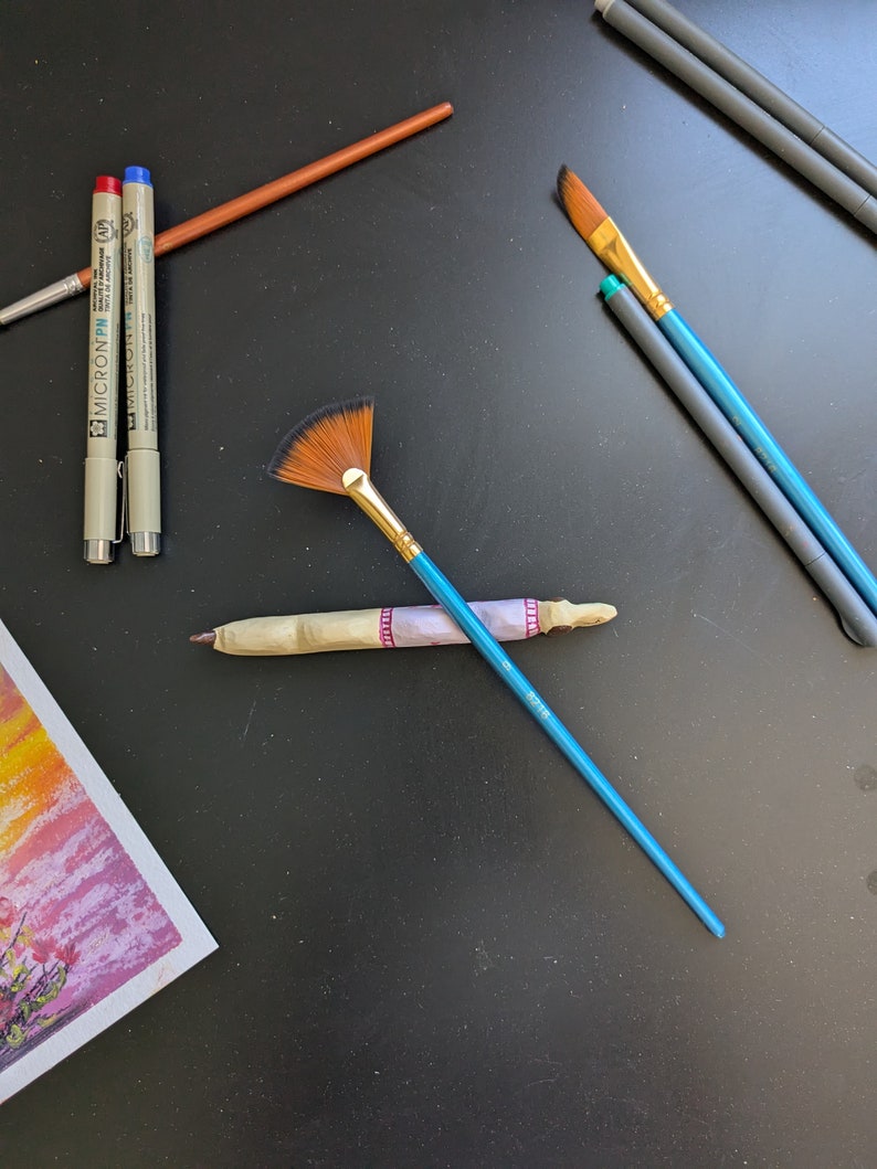 Handmade Cartoon Dachshund Pen Holder, Wooden Brush Holder, Cute Desk ...