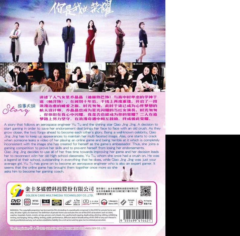 DVD Movies Chinese Drama You Are My Glory 你是我的荣耀 DVD (chinese Drama ...