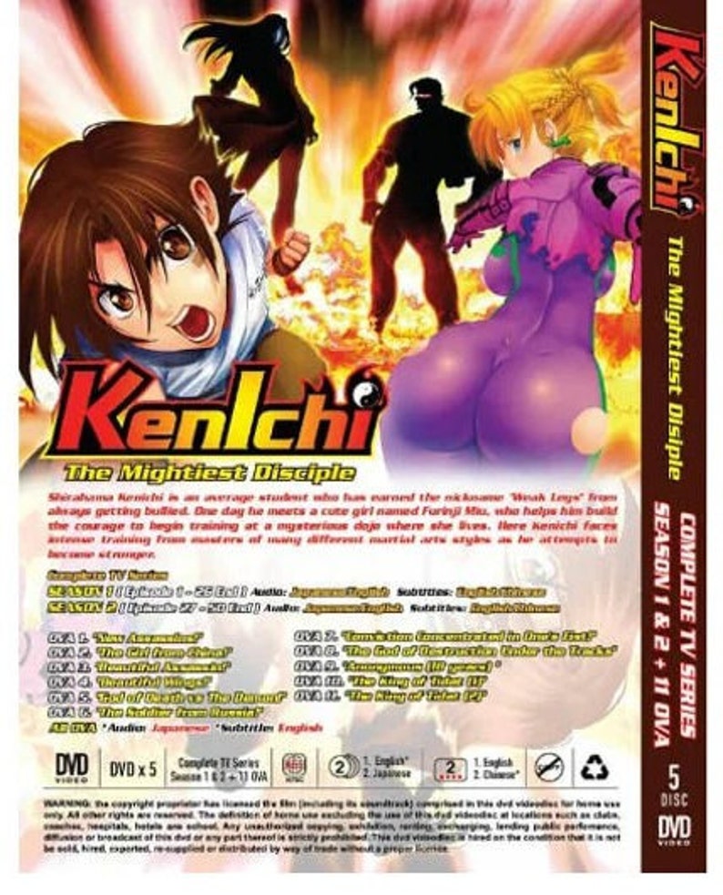Kenichi : the Mightiest Disciple Volume 1-50 End + 11 OVA DVD Anime ...