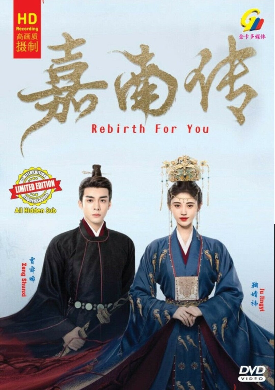 DVD Chinese Drama Series Rebirth for You 嘉南传 (volume 1-45 End) [english ...