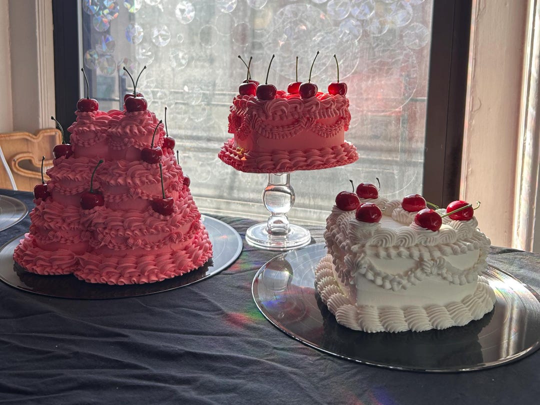 Sweet Success - Set of Heart Cakes - Etsy