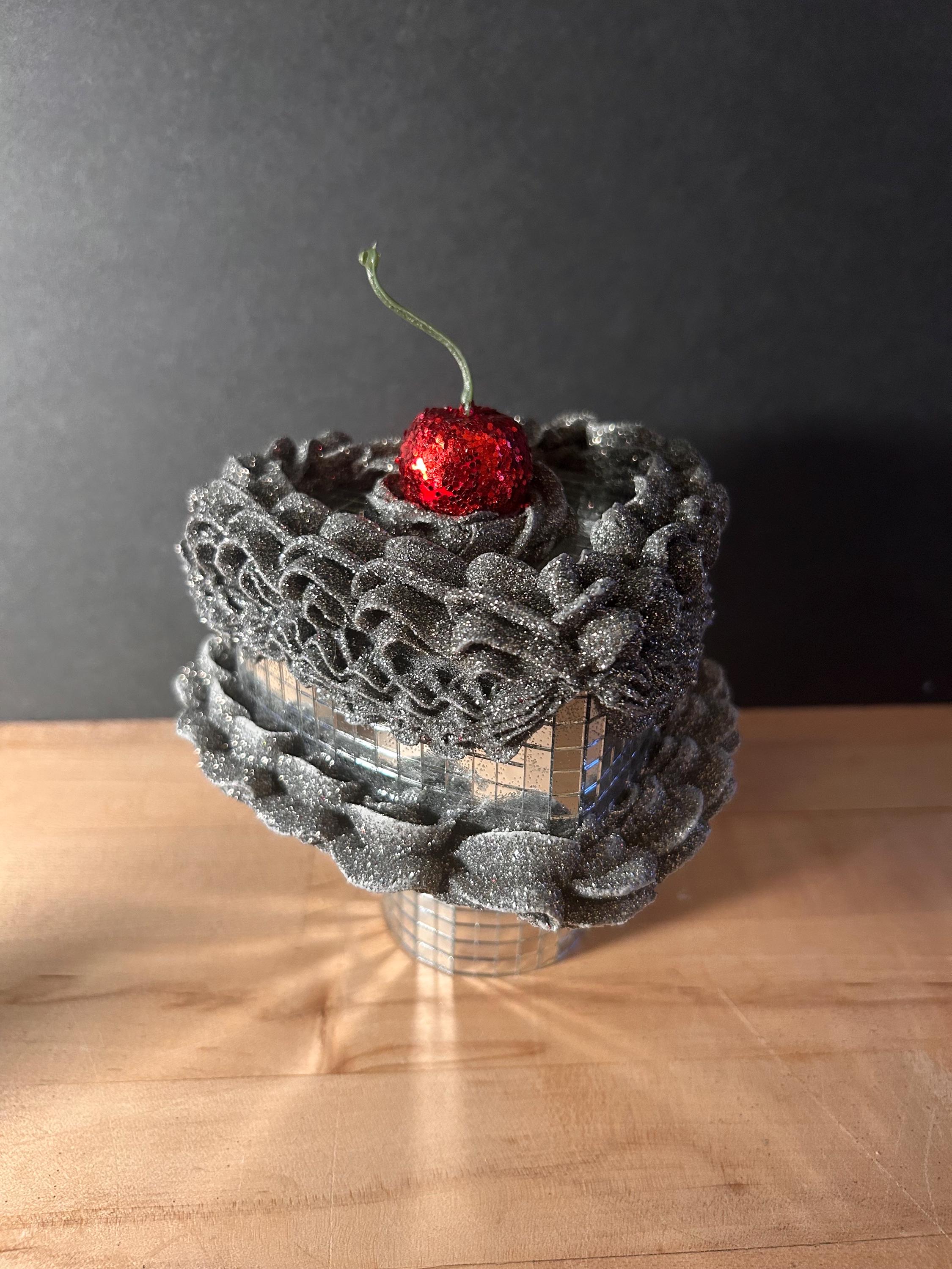 Heart Trilogy 3 Tiered Disco Cake - Etsy