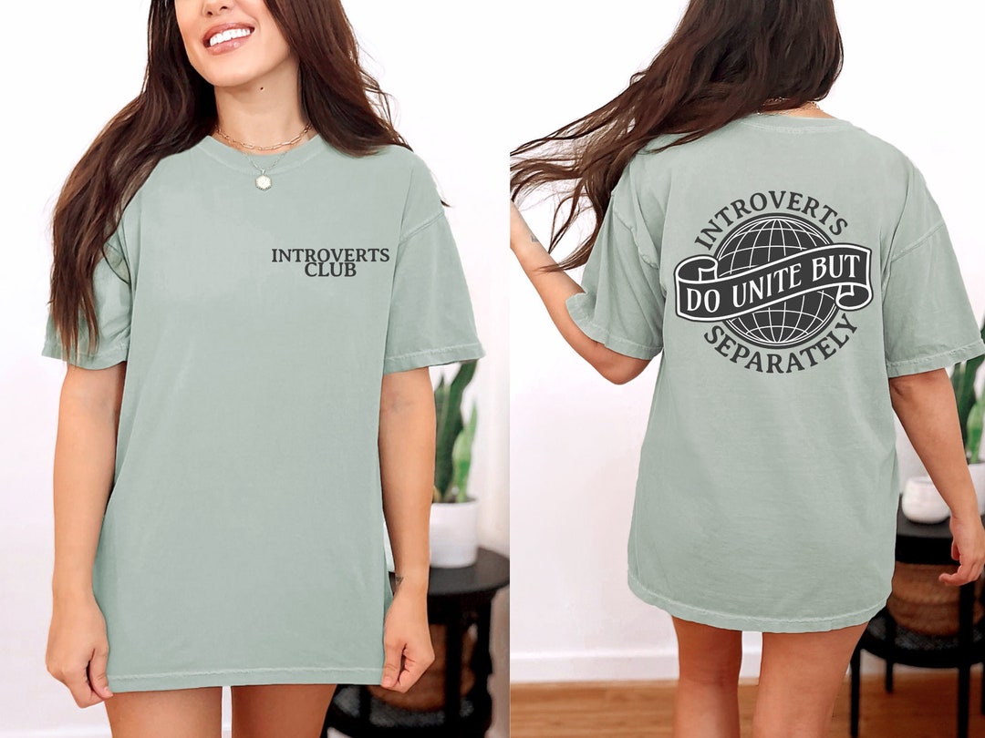 Introverts Unite Shirt, Introverts Club, Anti-social Tee, Mental Health ...