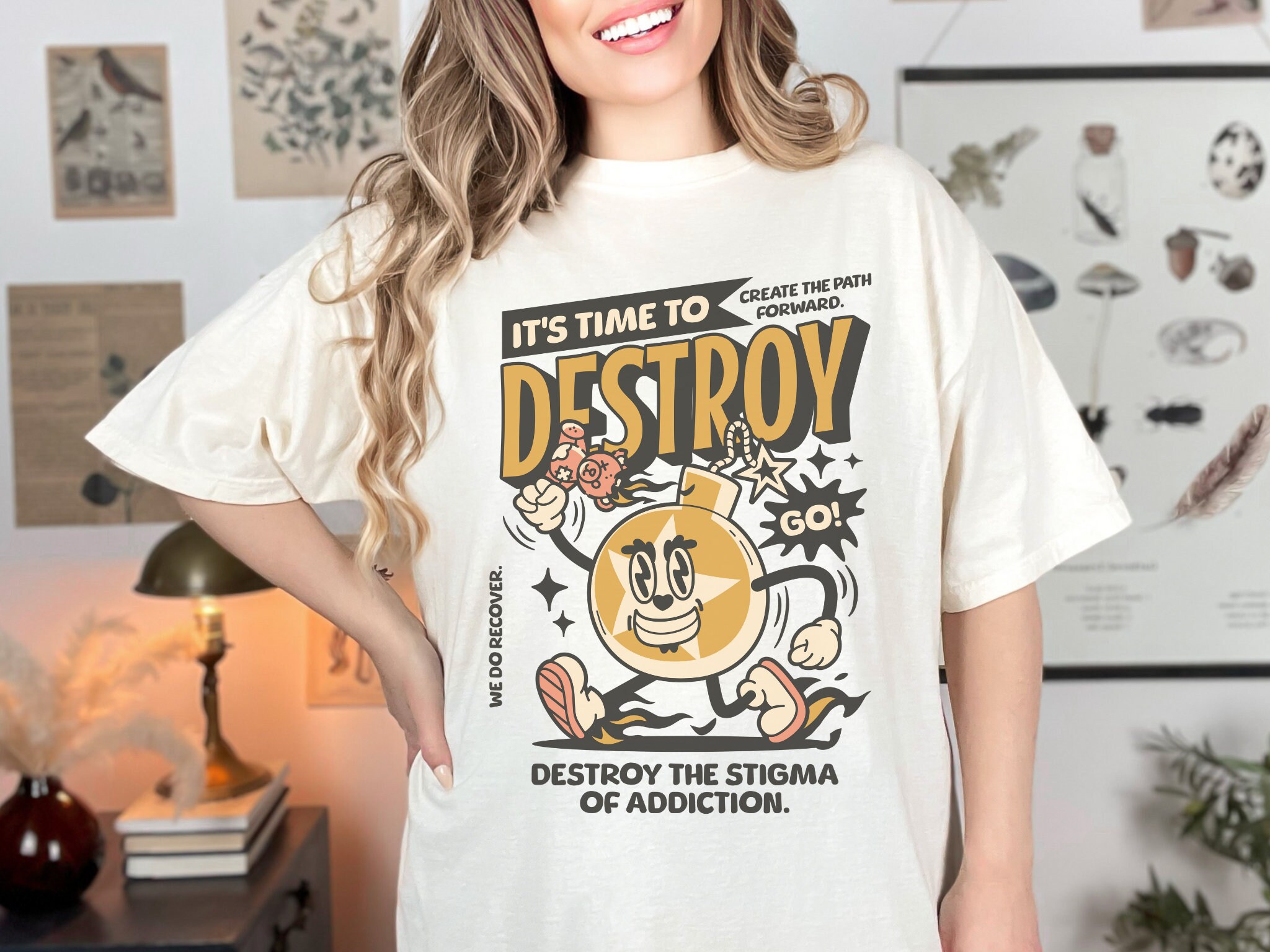 End the Stigma of Addiction, Sobriety Shirt, Sober Tee, End the Stigma ...