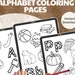 26 Printable Alphabet Coloring Pages Worksheets for Kids: Preschool ...