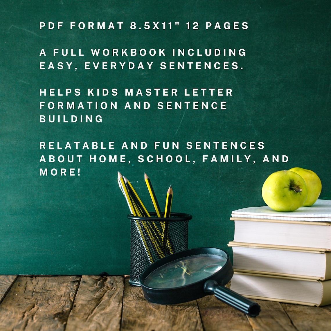 First Grade Writing Worksheets PDF | Sentence Building for Kids ...
