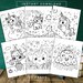 Unicorn Kawaii Coloring Pages for Kids – 25 Cute Printable Coloring ...