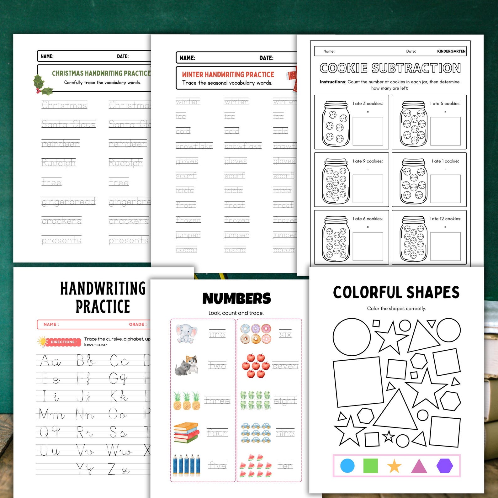 Homeschool Morning Menu Binder Printable – 50 Daily Learning Pages PDF ...
