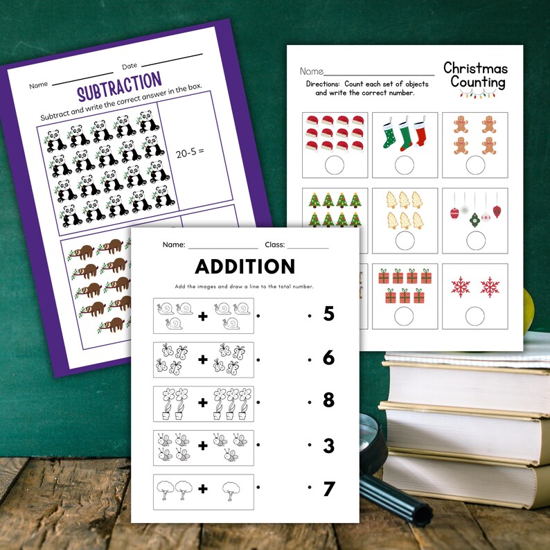 Preschool Math Workbook Printable for Ages 3–5 | 85 Early Learning ...