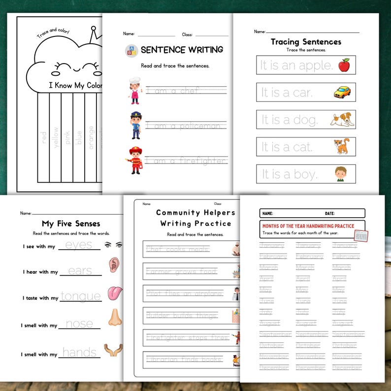 Homeschool Morning Binder Printable for Preschool, Kindergarten Routine ...