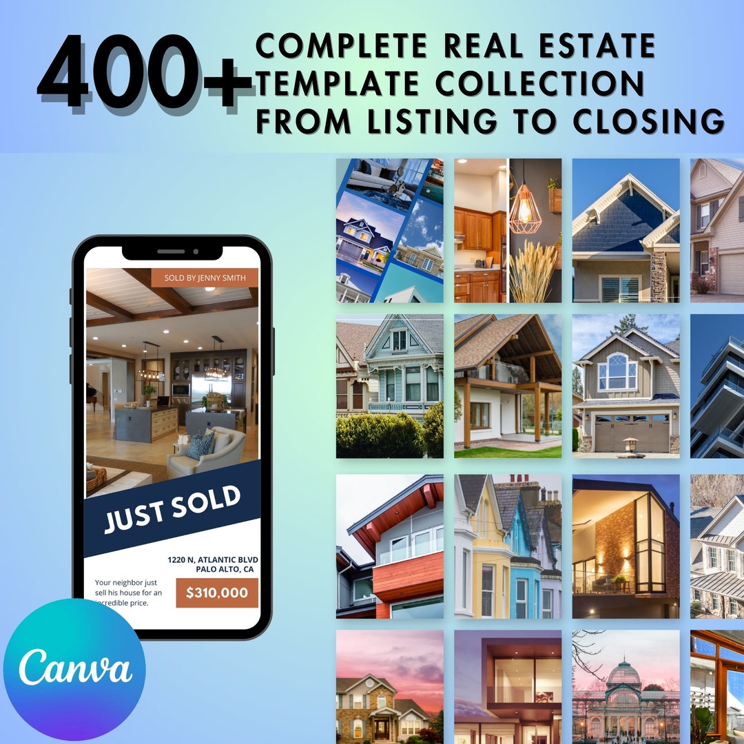 Complete Real Estate Template Collection From Listing to Closing for ...