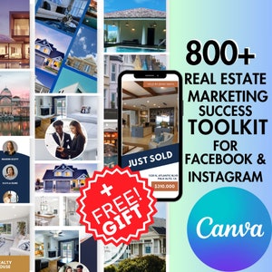 Real Estate Marketing Templates for Realtors Facebook Instagram Guide ...
