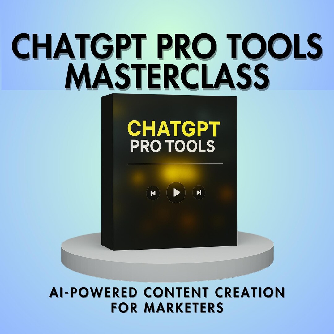 Chatgpt Pro Tools Course | AI Search, Customize, Create | Advanced ...