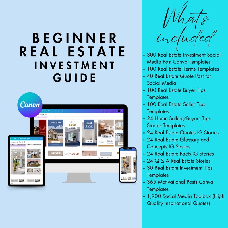 Beginner Real Estate Investment Guide Key Strategies Terms Editable ...