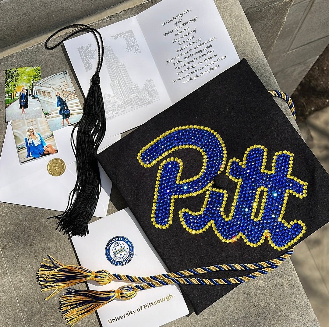 Bedazzled Graduation Cap Hat - Etsy