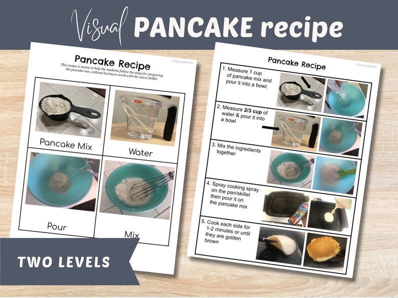 Real Picture Visual Recipe, Inclusive Cooking Activity for Children ...