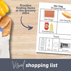 Real Picture Hot Dog Visual Recipe, Inclusive Cooking Activity for ...