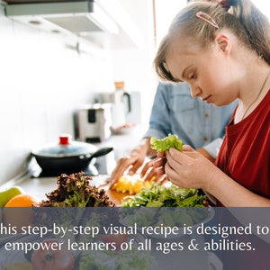 Realistic Picture Recipe, Visual Cooking Activity, Adaptive Life Skills ...