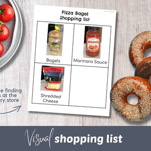 Kids Visual Pizza Recipe, Printable Adapted Cookbook, Real Life Picture ...