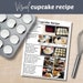 Childrens Visual Cupcake Recipe, Printable Adapted Cookbook, Real Life ...