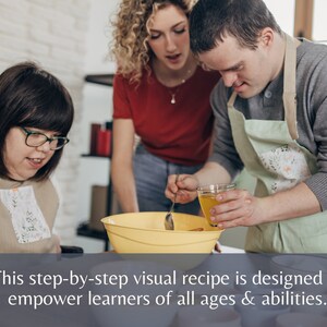 Childrens Visual Recipe, Printable Adapted Cookbook, Real Life Picture ...