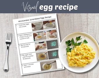 Childrens Visual Recipe, Printable Adapted Cookbook, Real Life Picture ...