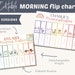 Kids Routine Flip Chart, Printable Morning Flipchart, Editable Evening ...
