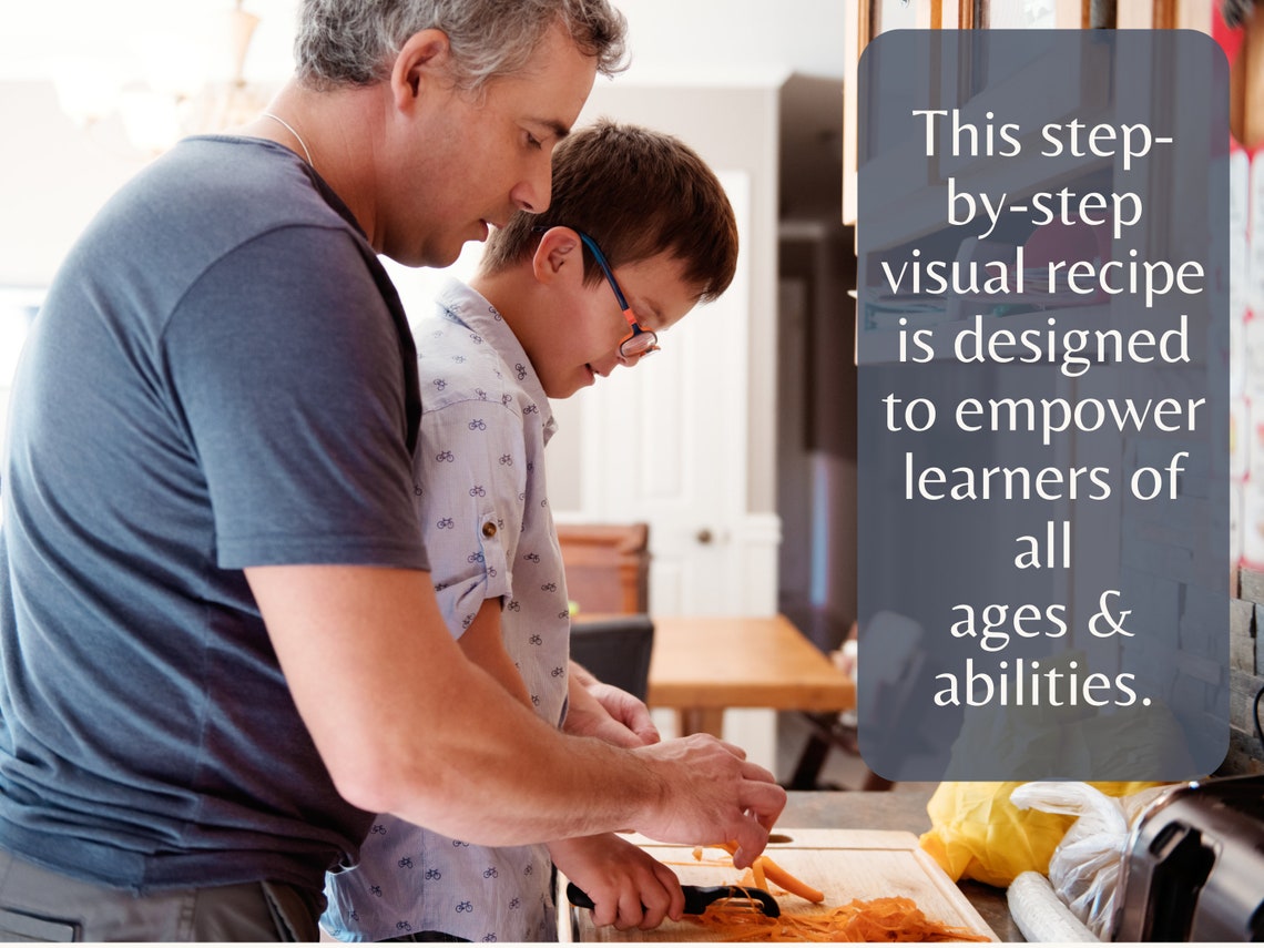 Childrens Visual Recipe, Printable Adapted Cookbook, Real Life Picture ...