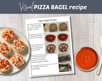 Childrens Visual Recipe, Printable Adapted Cookbook, Real Life Picture ...