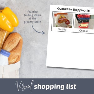 Visual Recipe for Kids, Printable Adapted Cookbook, Real Life Picture ...