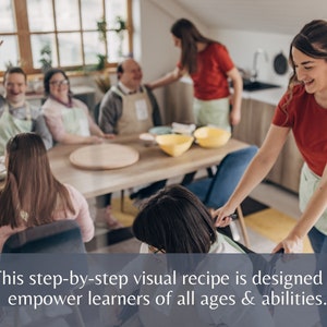 Visual Recipe for Kids, Printable Adapted Cookbook, Real Life Picture ...