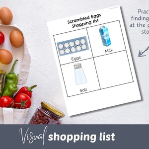 Childrens Visual Recipe, Printable Adapted Cookbook, Real Life Picture ...