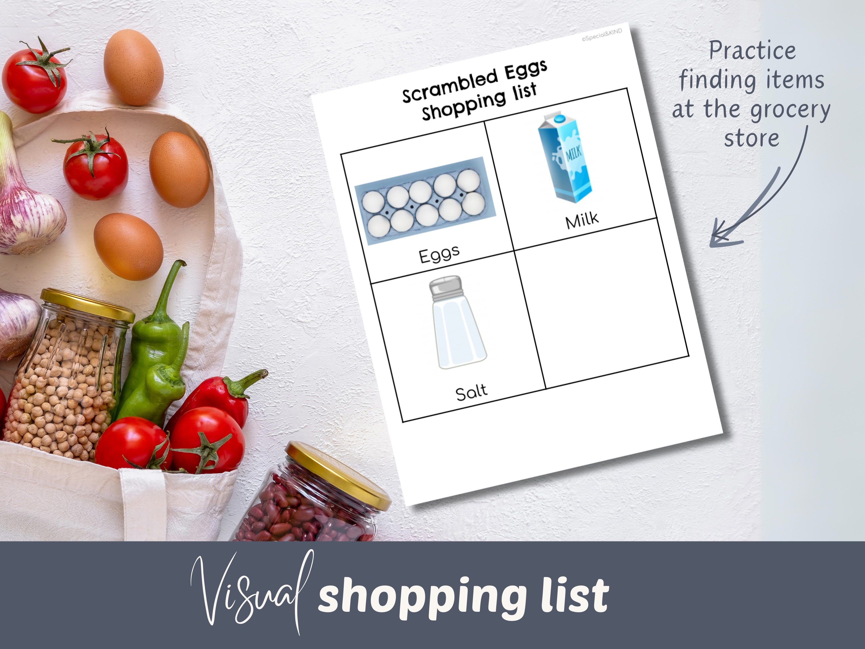 Childrens Visual Recipe, Printable Adapted Cookbook, Real Life Picture ...