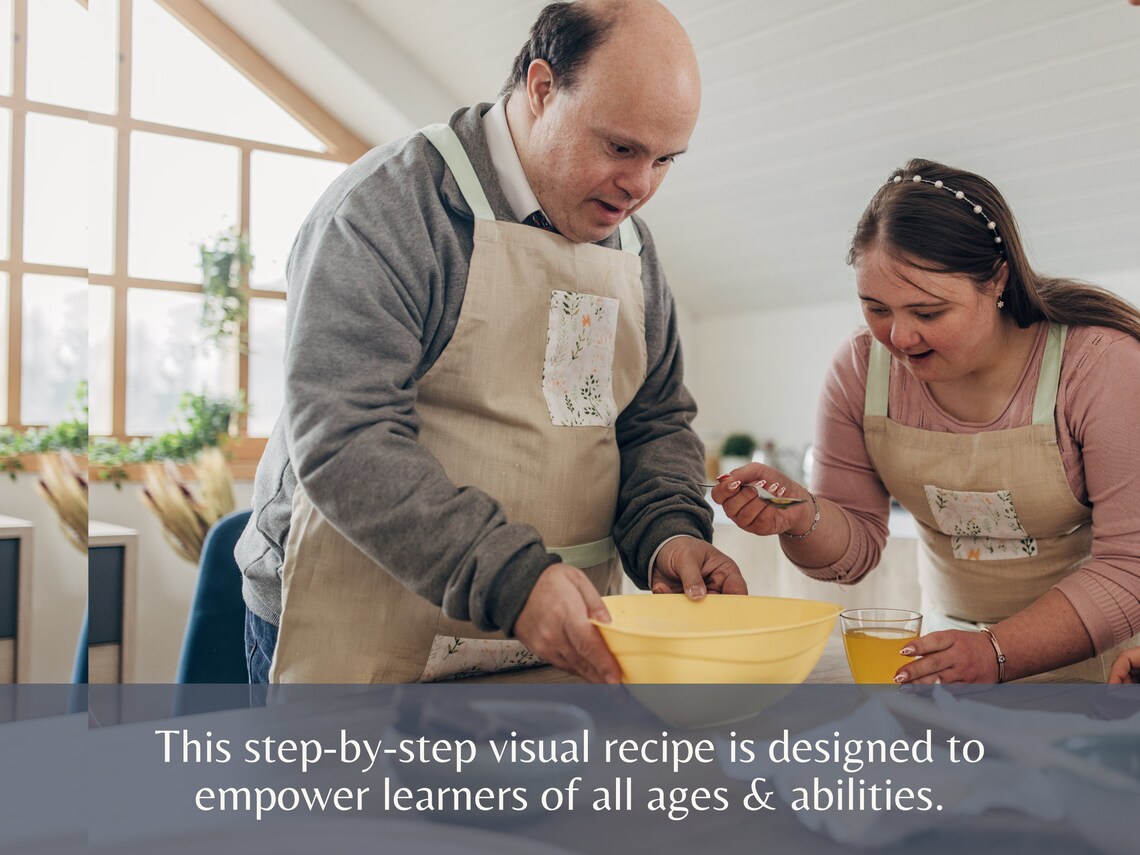 Kids Visual Pizza Recipe, Printable Adapted Cookbook, Real Life Picture ...